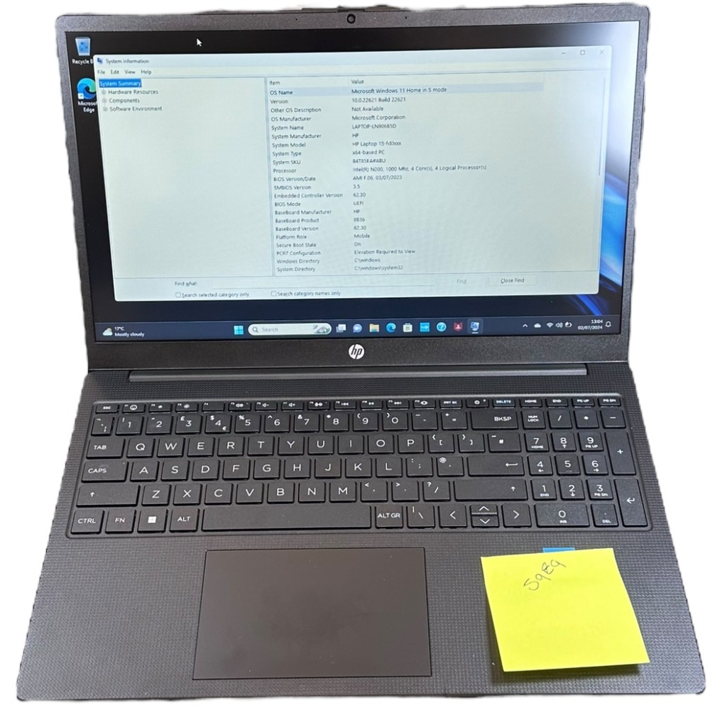 Used HP Laptop 15-0FD0001SA (N200, 4GB, 128GB) - Own4Less